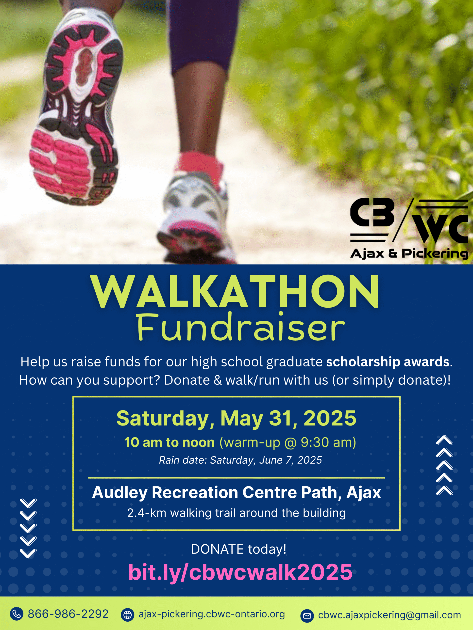WALKATHON FUNDRAISER - CBWC | Ajax/Pickering